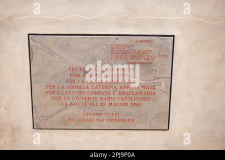 Albero della Pace (Tree of Peace) a memorial on the spot where a Mafia ...
