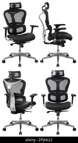 Office computer chair. Isolated from the background. View from ...