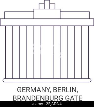 Travel Germany Berlin cityscape The Brandenburger gate in Berlin ...