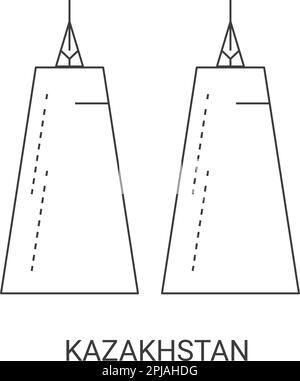 December 16, kazakhstan independence day. Vector template. Wavy kazakh ...