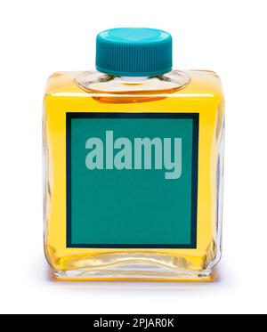 Perfume Bottle Front View Cut Out on White Stock Photo - Alamy