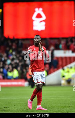 The City Ground, Nottingham, UK. 1st Jan, 2023. Premier League Football ...