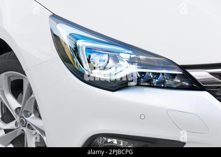 Modern car led lighting system Stock Photo - Alamy