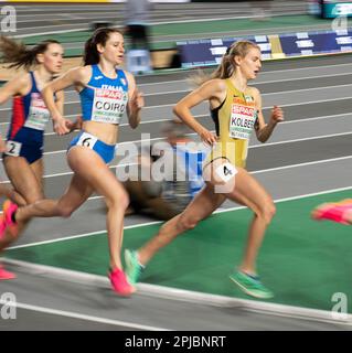 Majtie Kolberg of Germany competing in the women’s 800m final at the ...