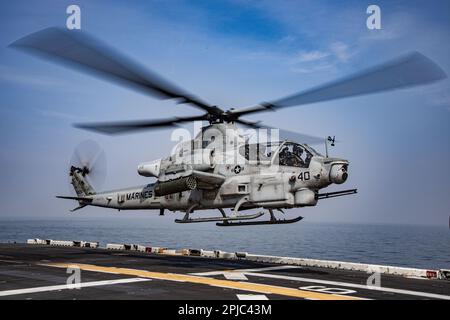 AT SEA, KOREA STRAIT (March 29, 2023) – U.S. Marine Corps MV-22 Osprey ...