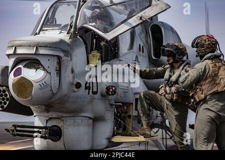 AT SEA, KOREA STRAIT (March 29, 2023) – U.S. Marine Corps Col. Samuel ...