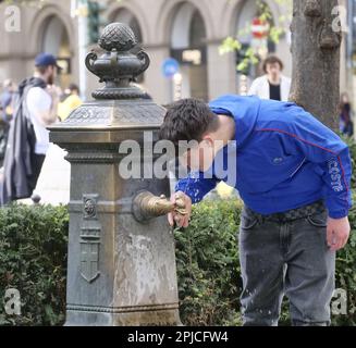 The widows are the typical fountains of Milan, so called because the ...