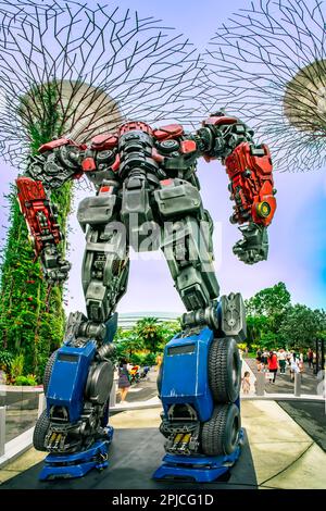 Rise Of The Beasts Transformers statues world tour on display by the ...