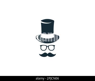 Vintage eyeglasses icon. Simple illustration of vintage eyeglasses ...