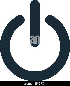 power button icon vector template Stock Vector Image & Art - Alamy
