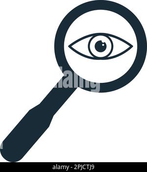 magnifying icon,web icon vector template Stock Vector Image & Art - Alamy
