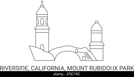 United States, Riverside, California, Mount Rubidoux Park, travel ...