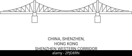 China, Shenzhen, Hong Kongshenzhen Western Corridor travel landmark ...