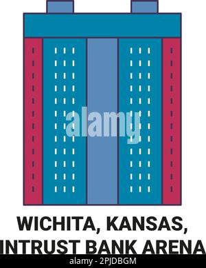 United States, Wichita, Kansas, Intrust Bank Arena travel landmark ...