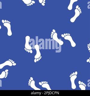 human footprint background vektor illustration Stock Vector Image & Art ...