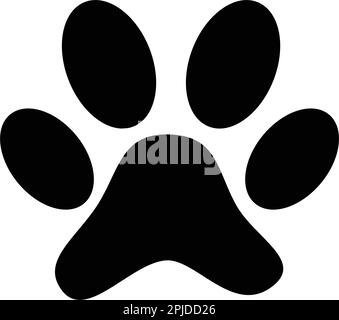 dog footprint logo vektor template Stock Vector Image & Art - Alamy