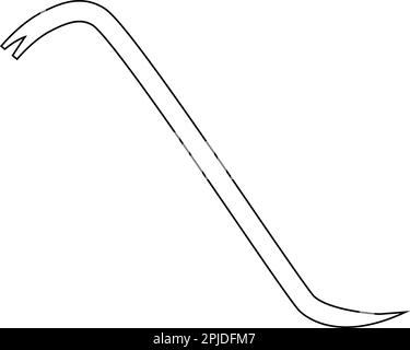 Crowbar icon. Crowbar symbol design from Construction collection ...