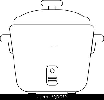 rice cooker icon vektor template Stock Vector Image & Art - Alamy