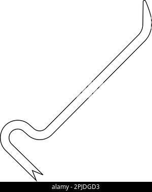 Crowbar icon. Crowbar symbol design from Construction collection ...