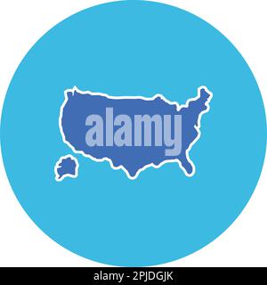 map united status logo illustration design Stock Vector Image & Art - Alamy