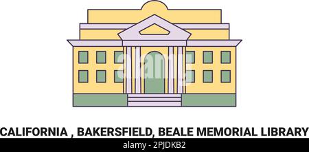United States, California , Bakersfield, Beale Memorial Library, travel ...
