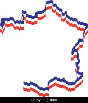 france map logo illustration design Stock Vector Image & Art - Alamy