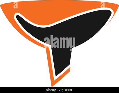 funneling logo icon vector illustration Stock Vector Image & Art - Alamy
