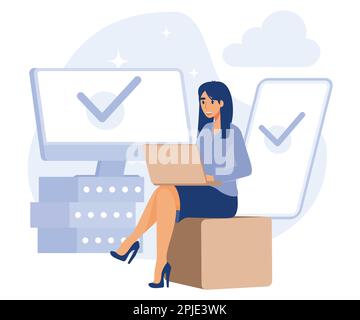 Cloud software concept, SaaS technology, cloud computing security, cloud based engine, data ...