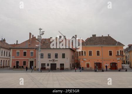 Gyor, Hungary - March 31 2023 : Statue of bishop Apor Vilmos who was ...