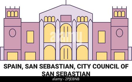 Spain, San Sebastian, City Council Of San Sebastian travel landmark ...