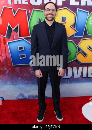 Matthew Fogel arrives at the premiere of "The Super Mario Bros. Movie ...