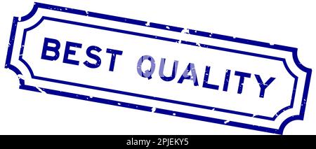 Grunge blue best restaurant word square rubber seal stamp on white ...