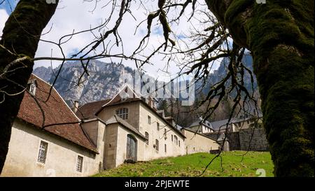 Grande Chartreuse monastery area, Saint-Pierre de Chartreuse, France ...