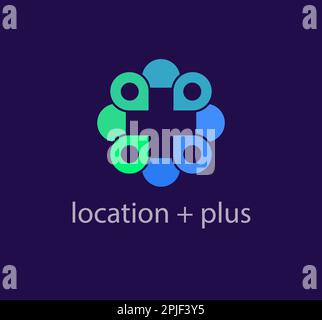G plus connection logo icon illustration Stock Vector Image & Art - Alamy