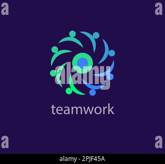 people care and solidarity logo design. Hand care logo Stock Vector ...