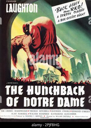 Maureen O'Hara as Esmerelda in the 1939 film 'The Hunchback of Notre ...