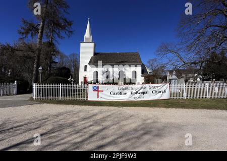 Historic Caroline Episcopal Church Setauket Long Island New York Stock ...