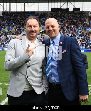 Former Coventry City player David Busst before the Sky Bet Championship ...