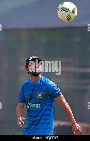 Mominul Haque during Bangladesh Test Cricket Team attends practice ...