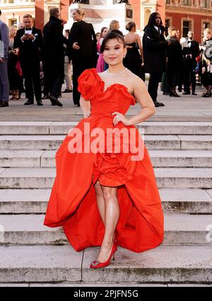Mei Mac attending the Olivier Awards at the Royal Albert Hall, London ...