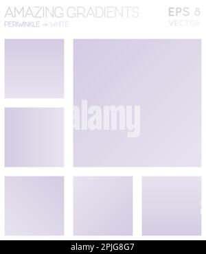 Colorful gradients in periwinkle and white color tones. Adorable ...