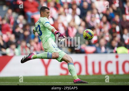 David Soria of Getafe CF during the La Liga EA Sports match between FC ...
