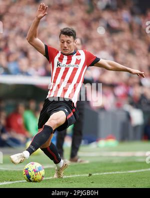 Mikel Vesga of Athletic Club in action during the La Liga Santander ...