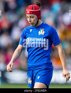 NORTHAMPTON, ENGLAND : Vittoria Ostuni Minuzzi of Italy during the ...