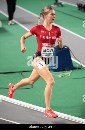 Nanna Bové of Denmark competing in the women’s 3000m heats at the ...