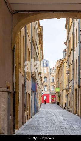 Impression of Metz, a city in the Lorraine region located in northeast ...