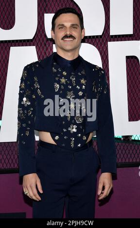 Cody Belew arrives at the CMT Music Awards on Sunday, April 2, 2023, at ...