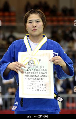Fukuoka, Japan. 2nd Apr, 2023. (L-R) Aron Wolf, Kaito Green Karani Judo ...