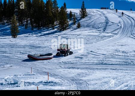 Winter celebration in Stanley, Idaho Stock Photo - Alamy