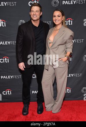 Chris Carmack and Camilla Luddington arriving to PaleyFest 2023: Grey’s ...